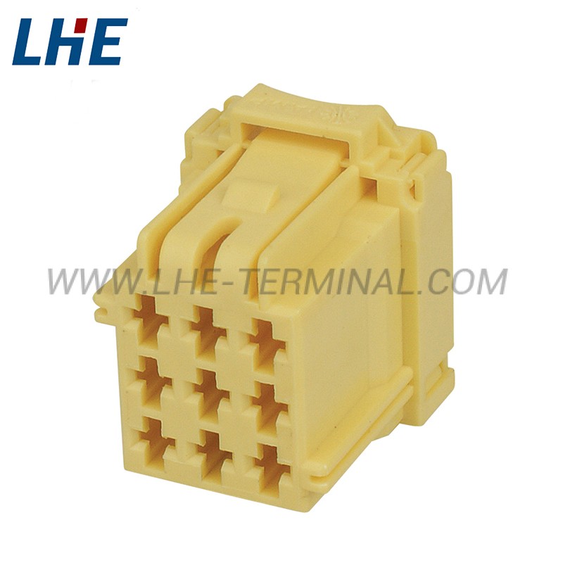 174044-2 8 Ways Unseal Black Female Housing - LHE Connector
